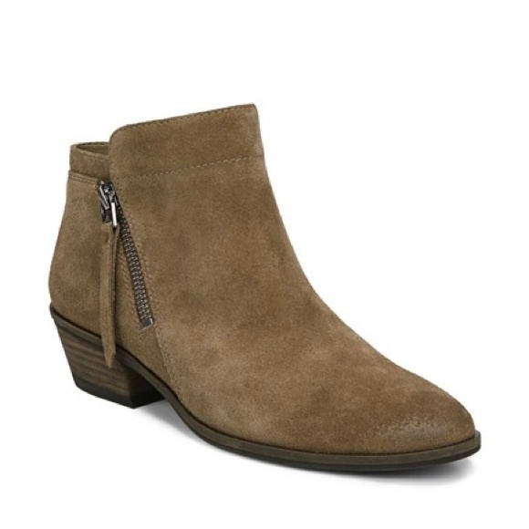 Sam Edelman | Shoes | New Sam Edelman Packer Taupe Leather Booties ...